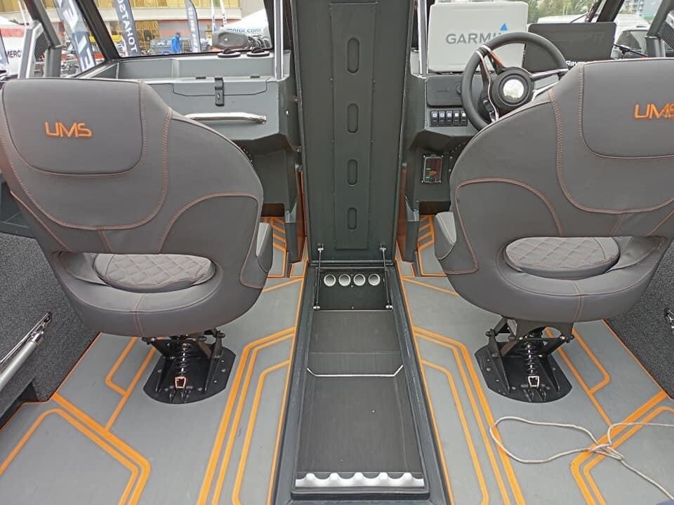 Shock-absorbing Mount Marine Boat seat base Absorb Pedestal (Aluminium ...