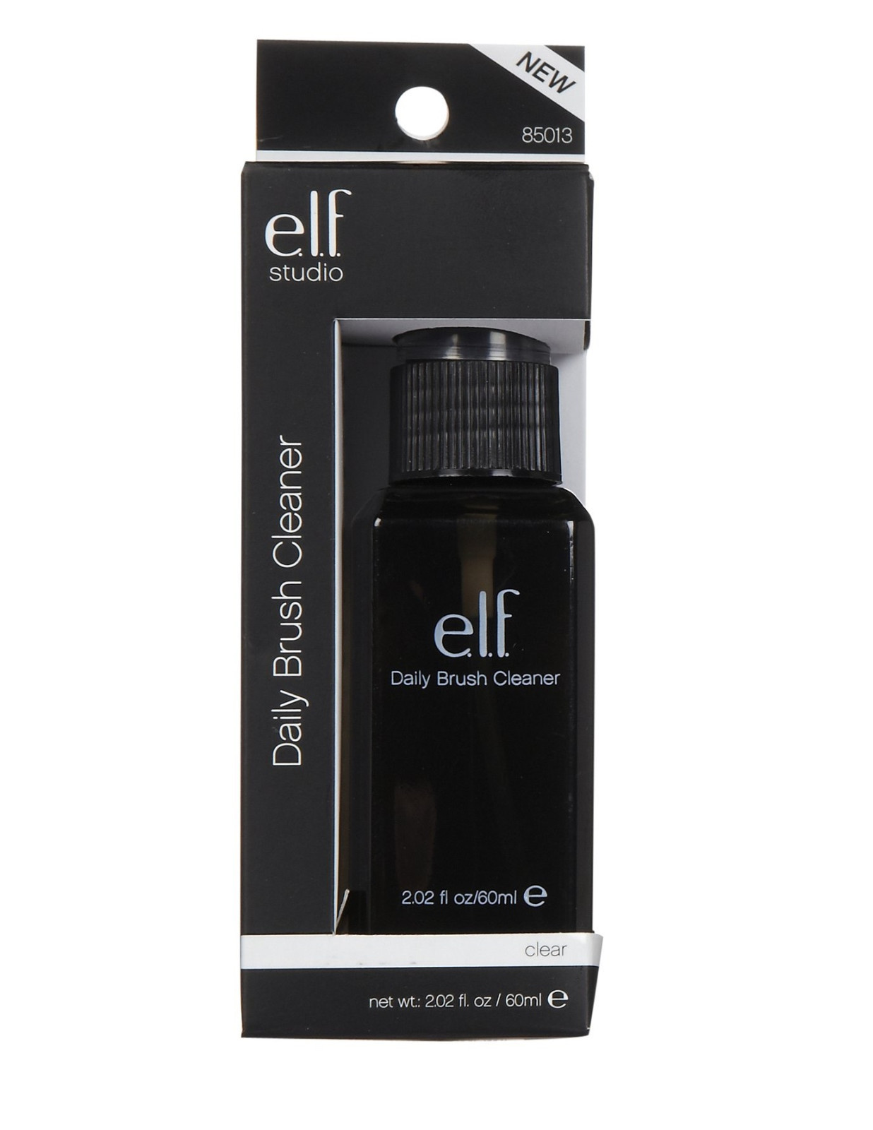 E.L.F. Studio Daily Brush Cleaner Clear Cosmetic Makeup NIB ELF Face ...