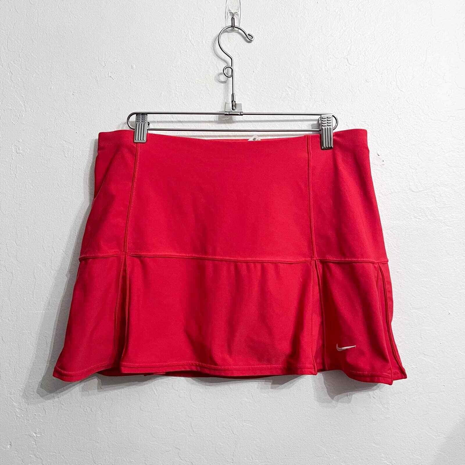 NIKE Hot Pink Red Tennis Golf Swim Walking Skort Acti… - Gem