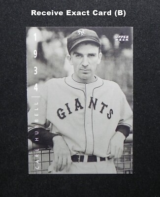 CARL HUBBELL 1994 Upper Deck Card #46 From Ken Burns BASEBALL _ Exact ...