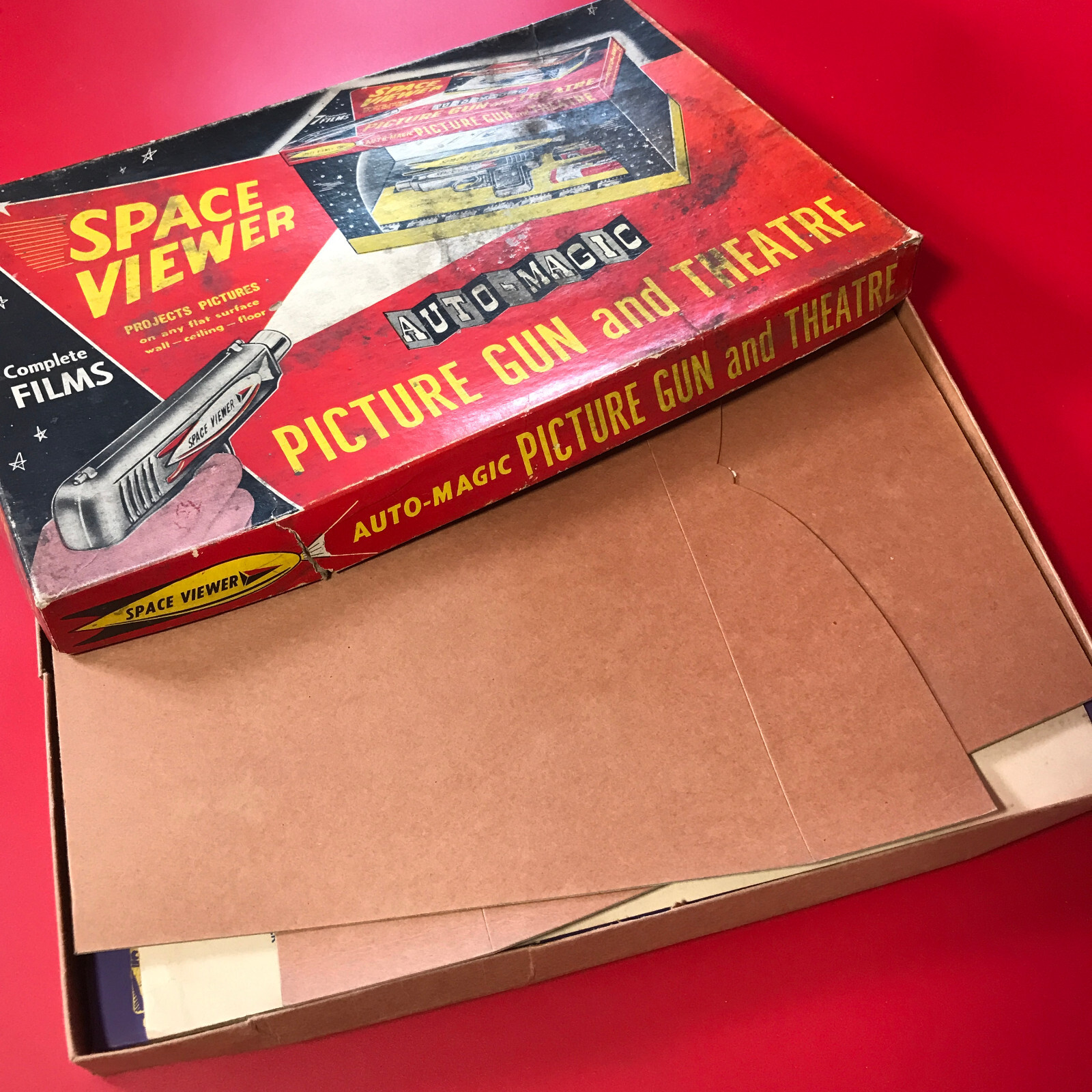 1946 Space Viewer Auto-Magic Picture Gun Theater W/ 2 Boxes of Film ...