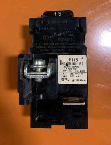 Bulldog Pushmatic Circuit Breaker Panel P2100, P230, P115, P120, P220 ...