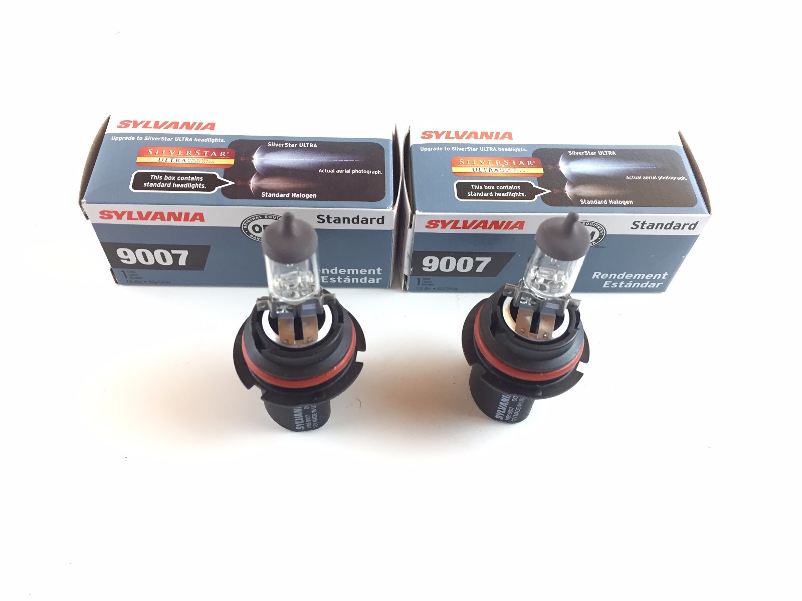 2x Osram Sylvania HB5 Lamp 9007 Lamp 12V 65/55W 12.8v 65/55 Watt 12 ...