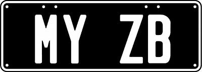 Ford Falcon ZB My Number Plates Licence Vanity Sign license plate | eBay