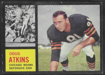 1962 Topps Doug Atkins Bears #15 (#3) | eBay