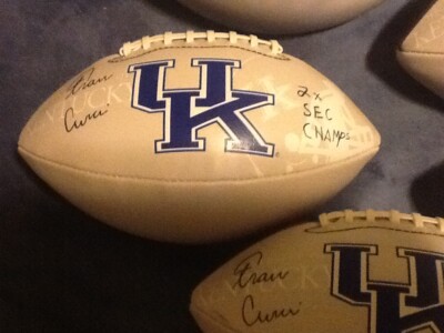 Coach Fran Curci Kentucky Wildcats Football Signed with 2x SEC Champs ...