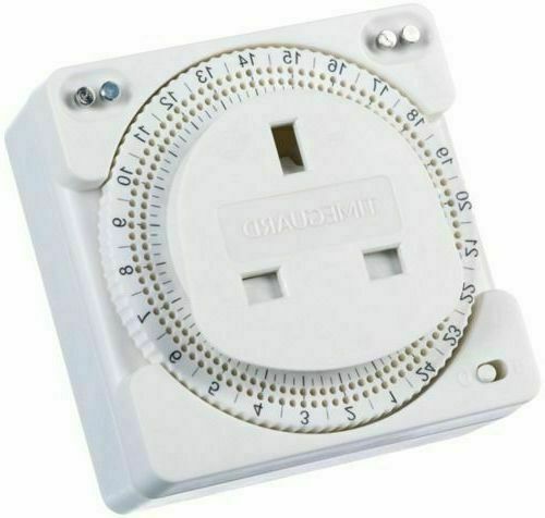 Plug In Timer Compact 24 Hour Water Heater/Immersion Timer with Pins ...