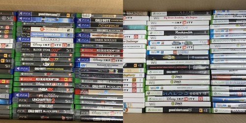 Lot of 133 Games Damaged / Broken Xbox, PlayStation, Wii - Not Working ...