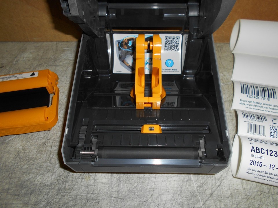 Zebra ZD421 Thermal label Printer with Power Supply 203 DPI ZD4A042 ...