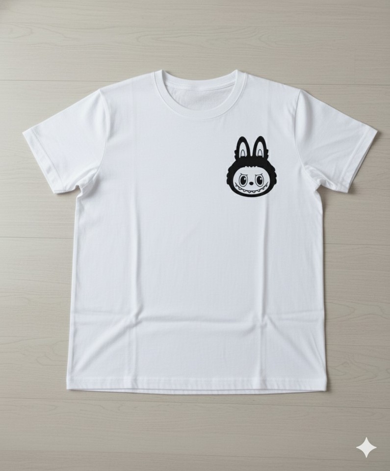 Labubu Custom T-Shirts Multiple colors Cute Graphic Tee Monster Holiday ...