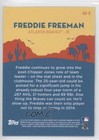 2015 Topps Spring Fever Promo Freddie Freeman #SF-3 2a9 | eBay