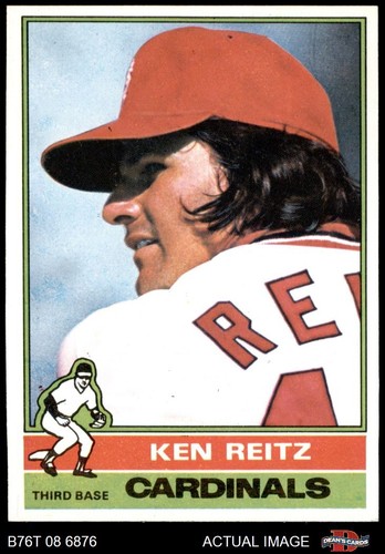 1976 Topps #158 Ken Reitz Cardinals 8 - NM/MT | eBay