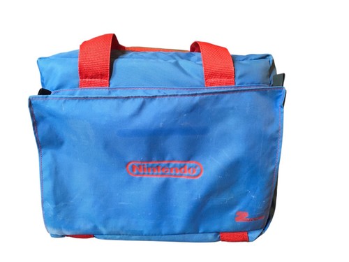 Nintendo NES Z Bag Blue Red Travel Bag Console Carrying Case Vintage ...