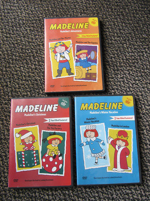 MADELINE DVD LOT OF 3 - Christmas & Winter Vacation | eBay