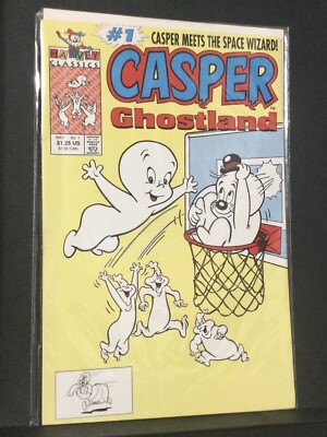 Casper Ghostland - #1 - Harvey - Direct - 1992 - VF | eBay