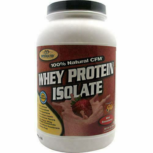 Integrated Supplements Whey Isolate Protein Powder Wild Strawberry ...