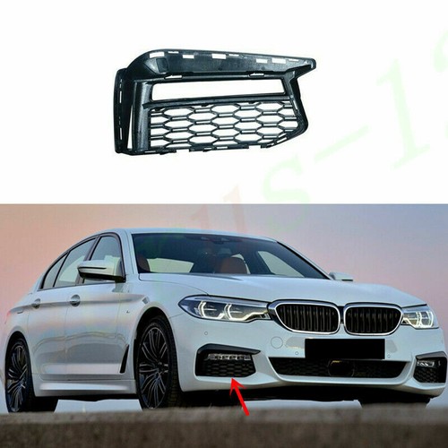 1pc ABS Black Right Side Bumper Foglamp Cover For BMW G30 5-Series 2017 ...