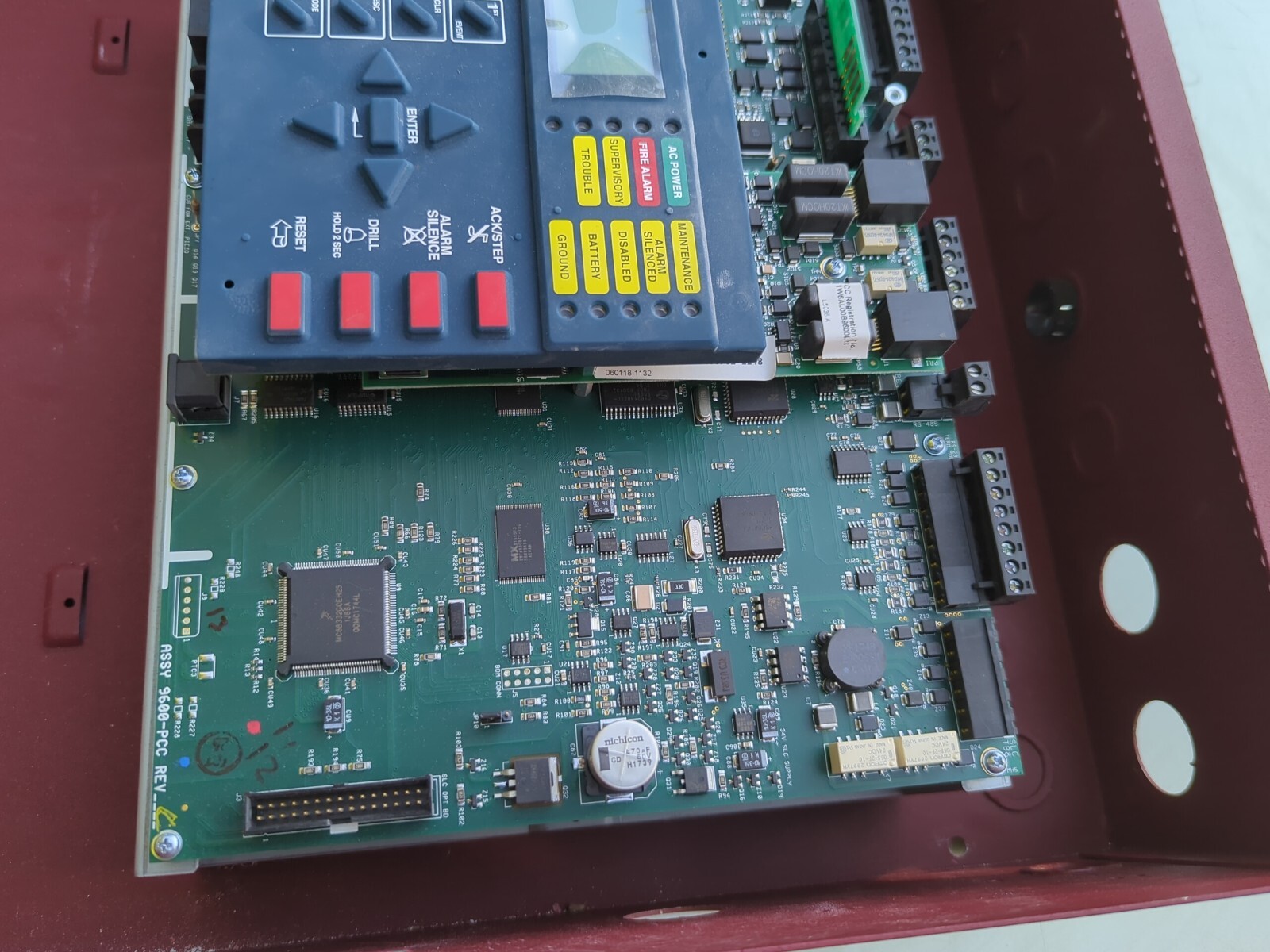 Fire-Lite MS9600 Addressable Fire Alarm Control Panel for sale online ...