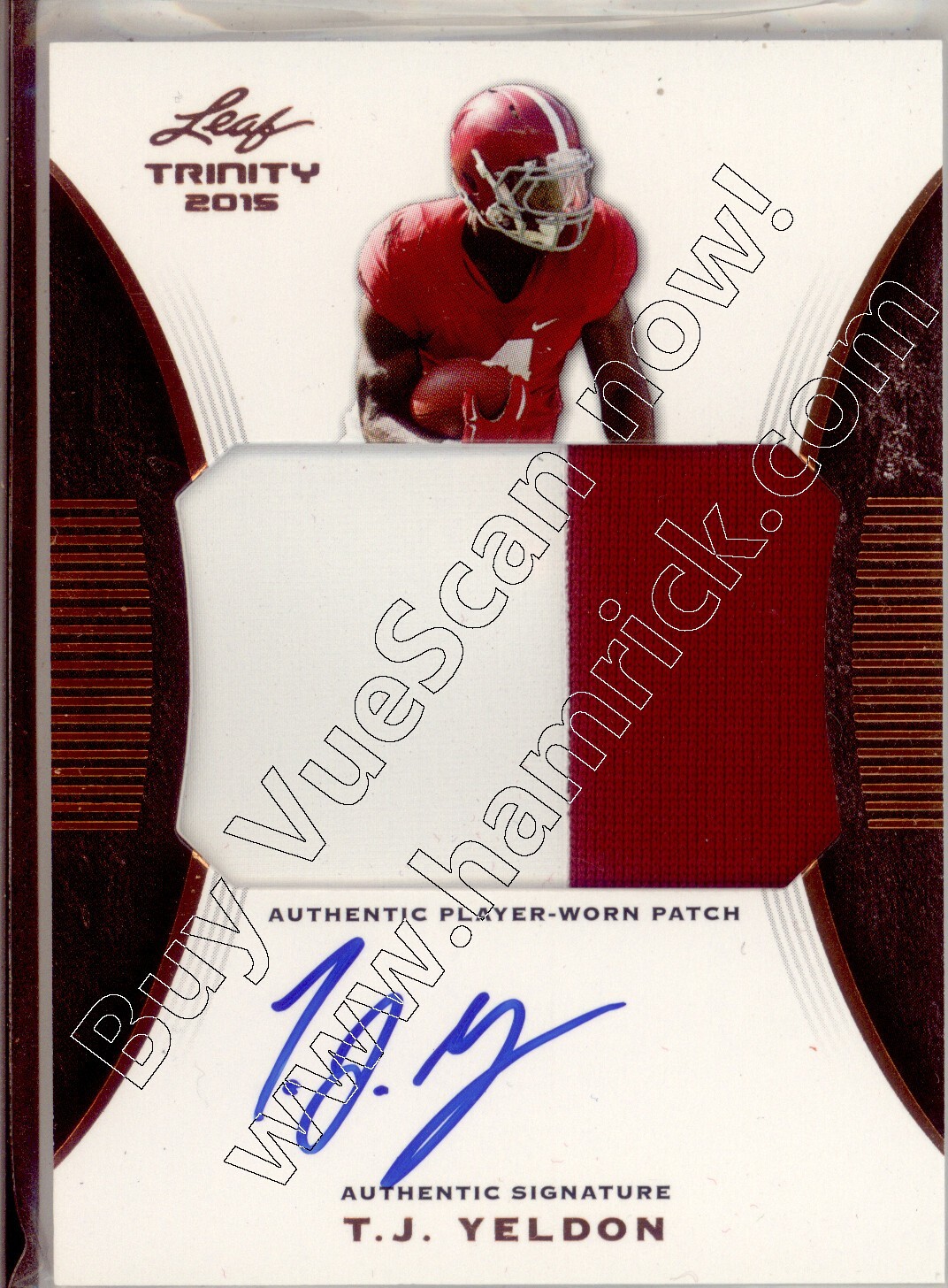 tj yeldon rc rookie draft auto jersey patch alabama crimson tide 2C ...