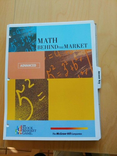 Math Behind the Market, Advanced, The Stock Market Game workbook binder ...