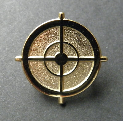 Sniper Scope Sight Gold Colored Rifle Gun Weapon Lapel Hat Pin 1 inch ...