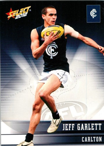 2012 CARLTON BLUES AFL Card JEFF GARLETT | eBay Australia