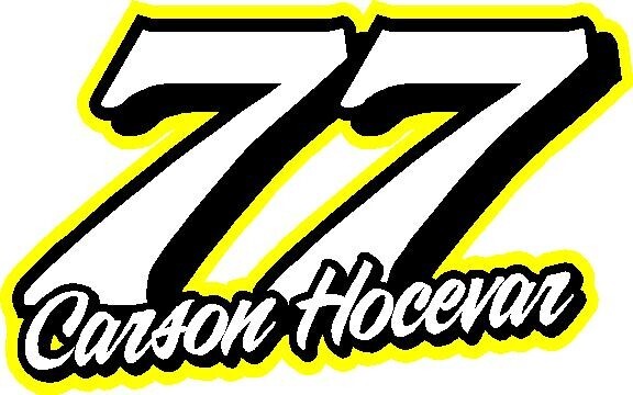 77 Carson Hocevar 2024 Nascar vinyl window decal racing sticker | eBay