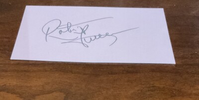 Autograph ROBERT FULLER "EMERGENCY Ten Commandmants Index Card Actor | eBay
