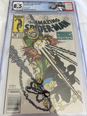 AMAZING SPIDER-MAN #298 CGC 8.5 NEWSSTAND EDITION MCFARLANE CUSTOM ...