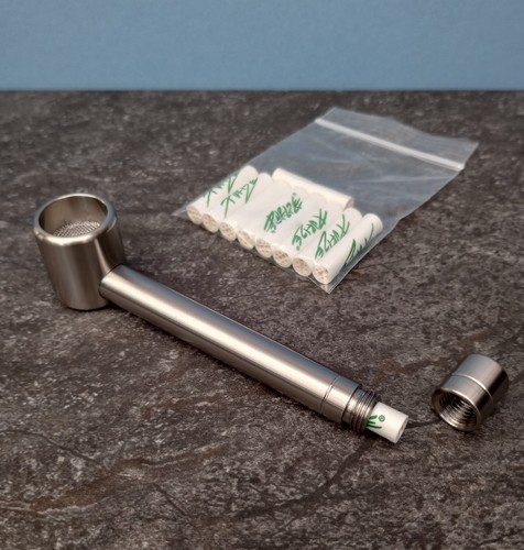 Titanium Filter Smoking Pipe - Fits Purize Carbon Filters - Made in UK ...
