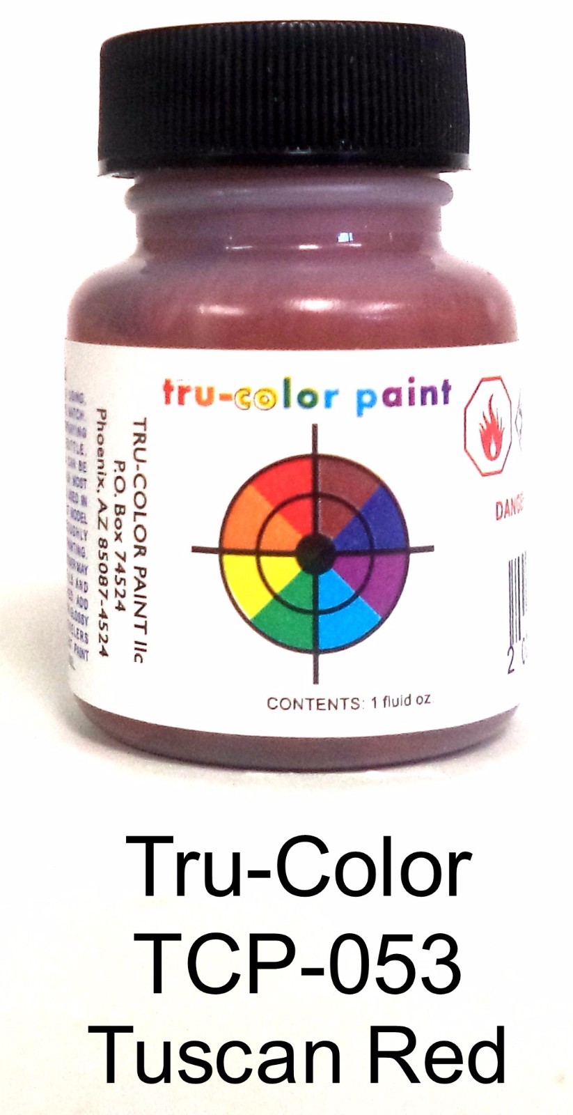Tru-Color TCP-053 Tuscan Red 1 oz Paint Bottle | eBay