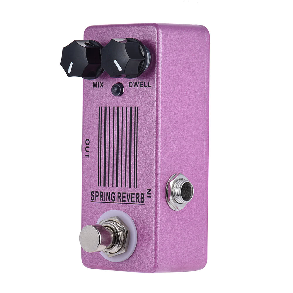 Mosky Spring Reverb Mini Single Guitar Effect Pedal Spring Reverb Sound ...
