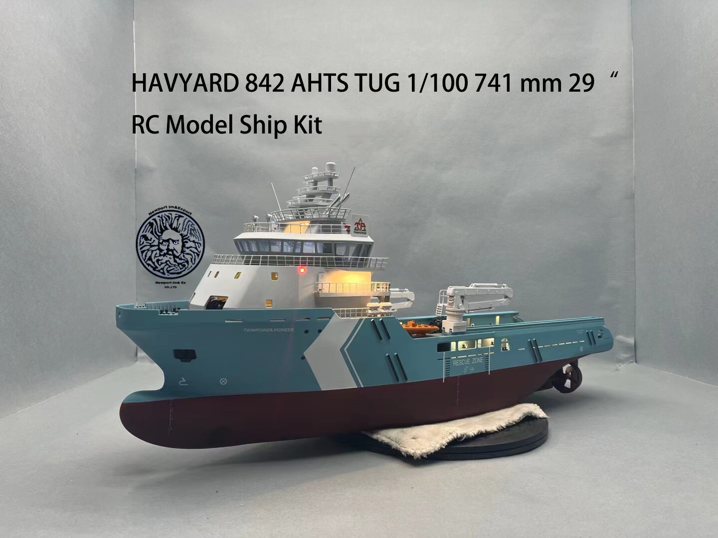 HAVYARD 842 AHTS TUG 1/100 741 mm RC Model Ship Kit | eBay