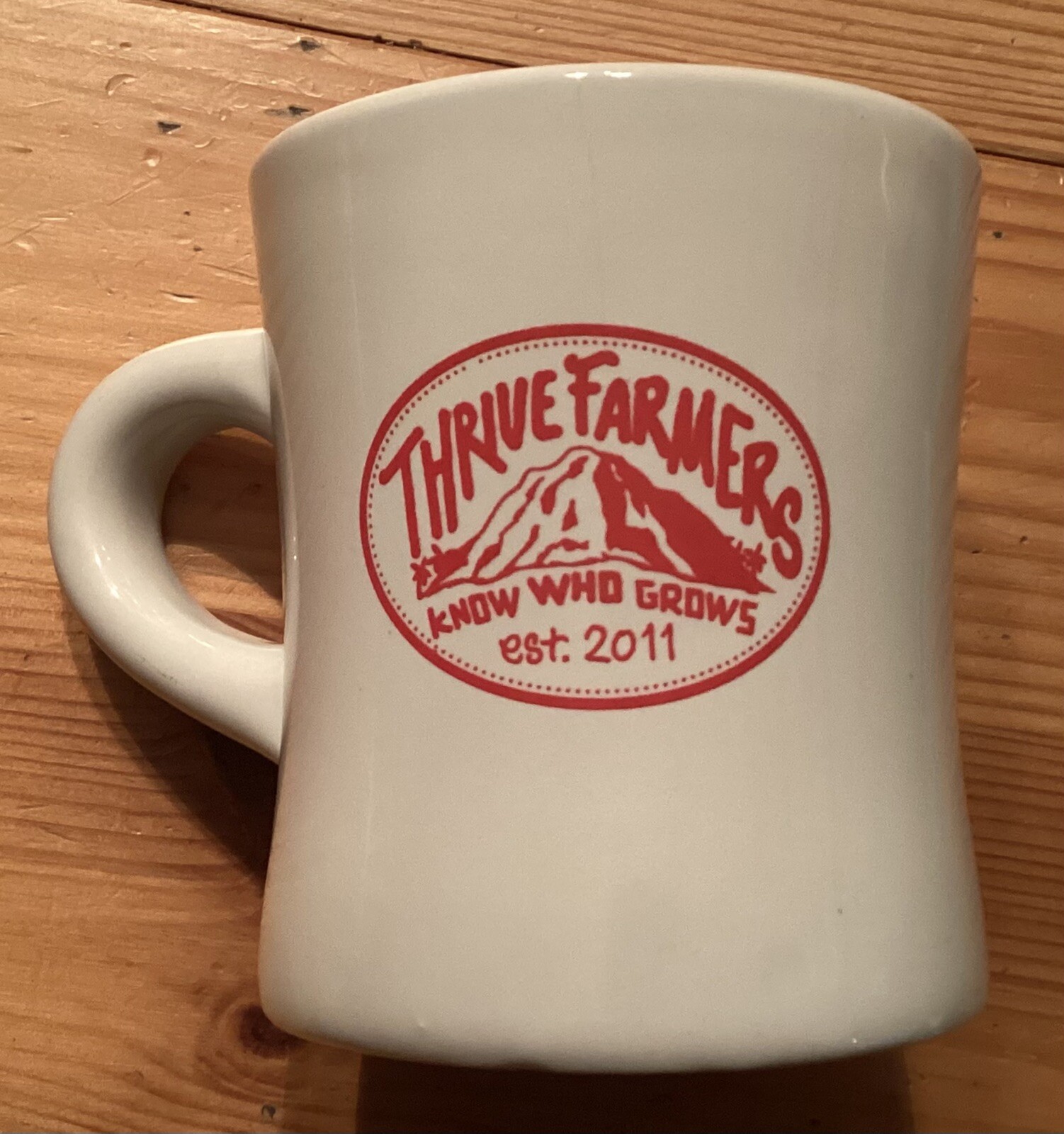 THRIVE FARMERS. 2011 Coffee Cup Mug - heavy Restaurantware 10 oz. | eBay