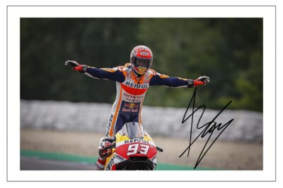 MARC MARQUEZ SIGNED AUTOGRAPH PHOTO PRINT MOTO GP | eBay