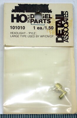 HO Scale Detail Associates 101010 Pyle Large Type Headlight Used By WP ...