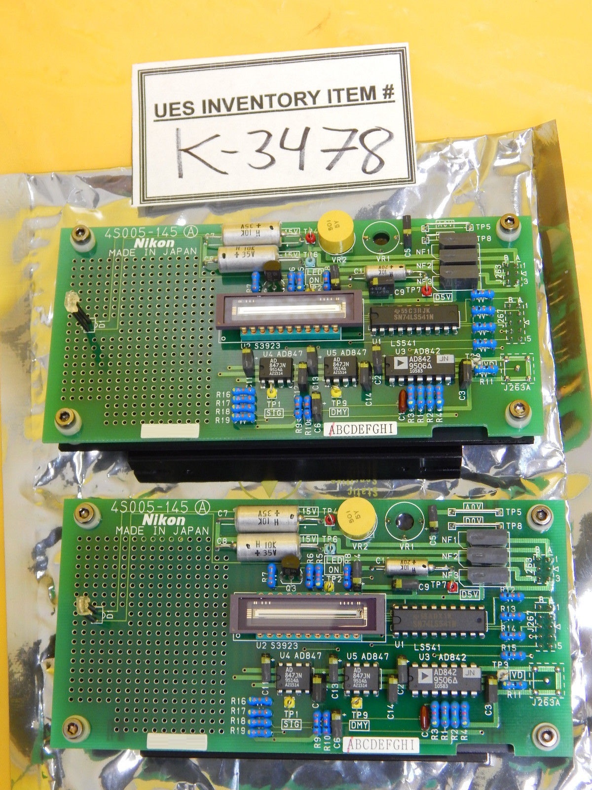 Nikon 4S005-145 Optics PCB Set 4S007-318 Used Working | eBay