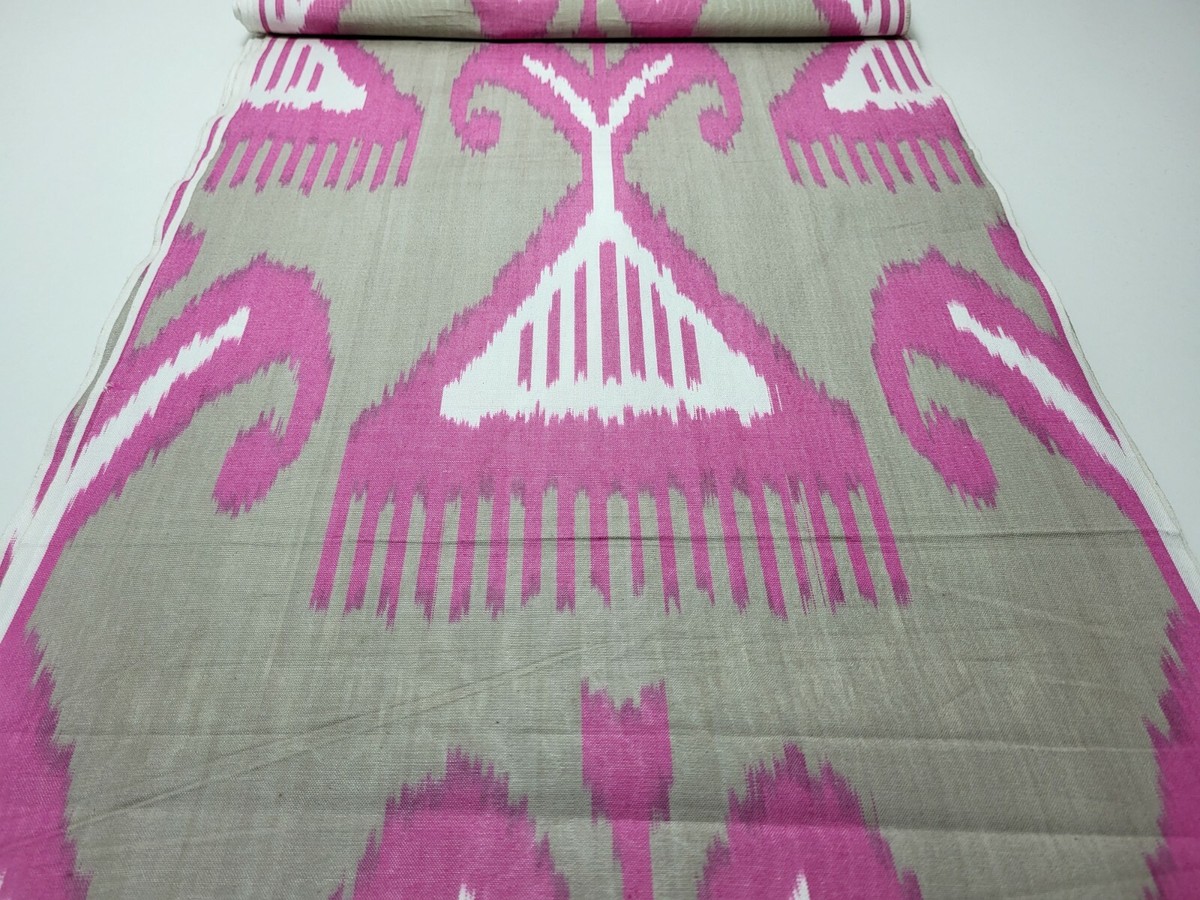 Pink Ikat Pattern