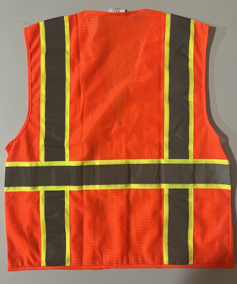Qty 3 Pro One by NLJ Traders High Visibility Reflective Safety Vest ...