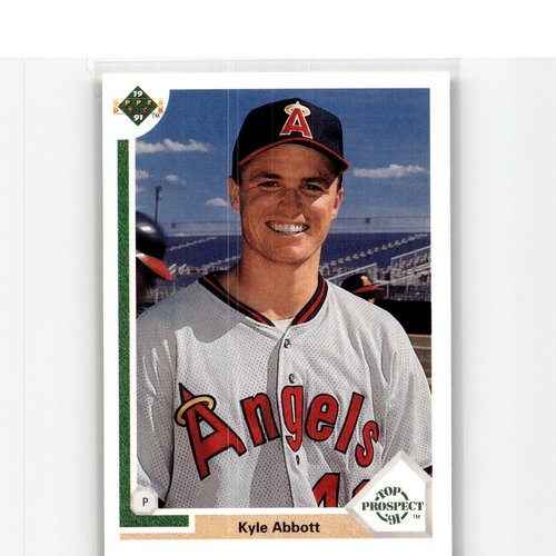 1991 Upper Deck Baseball Card Kyle Abbott California Angels #51 | eBay