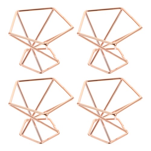 4 Pcs Geometric Air Plant Racks Metal Air Plant Holders Air Plants ...