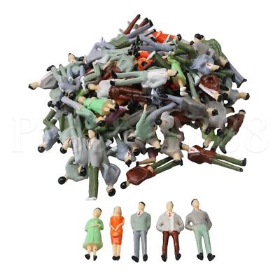 800Pcs Scale O Gauge Hand Painted Layout Model Train People Figure 1:50 ...