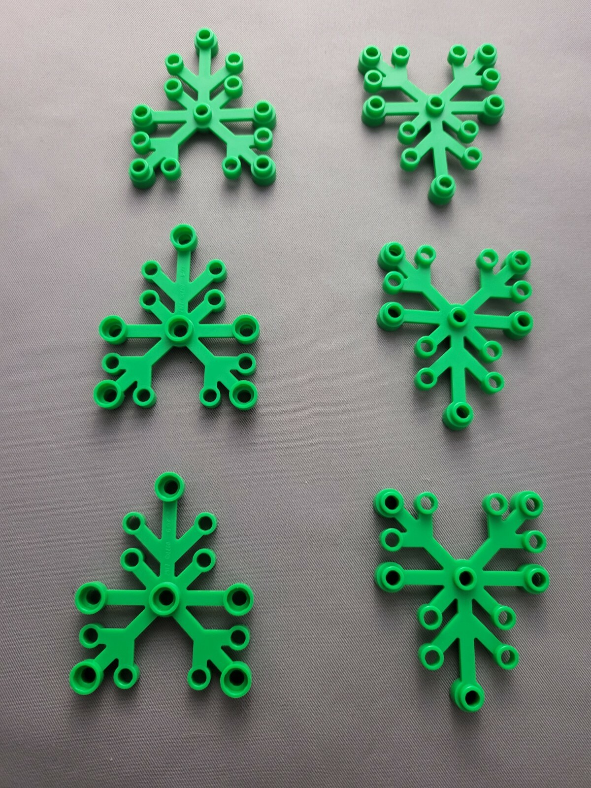 LEGO Limb Element / Tree Branch -Yellow/Green/Dk- 6273388 (6 Count bag ...