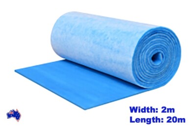 SPRAY BOOTH AIR INTAKE/INLET FILTER - 2.0m x 20m Roll | eBay Australia