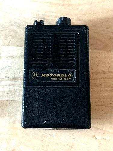 Vintage Motorola Minitor II SV Pager Untested For Parts or Repair | eBay