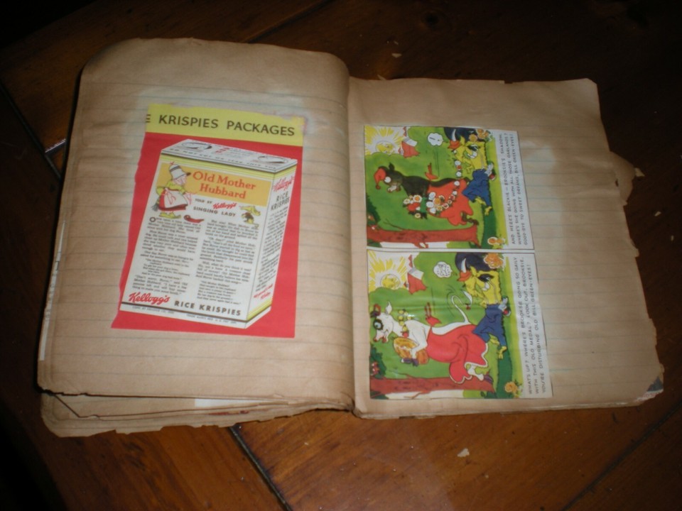 1932 old comic strips scrap book | eBay