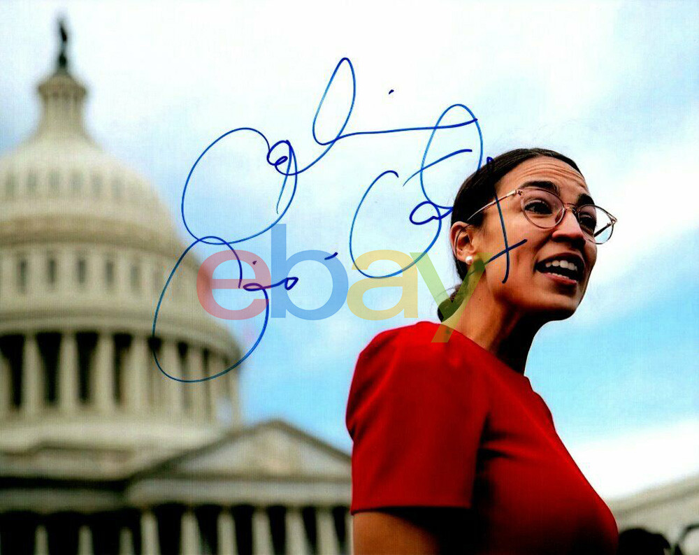 Alexandria Ocasio-Cortez AOC signed autographed 8x10 photo US ...