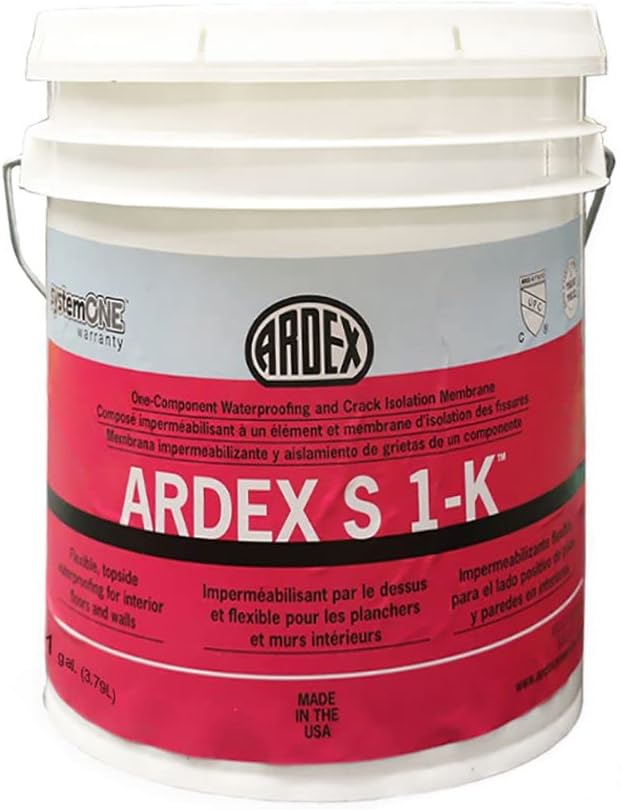 ARDEX S 1-K One-Component Waterproofing Crack Isolation Liquid Membrane ...