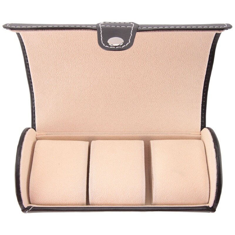 3 Slot Travel Watch Box Jewelry Storage Case Porch Jewellery / Watch ...