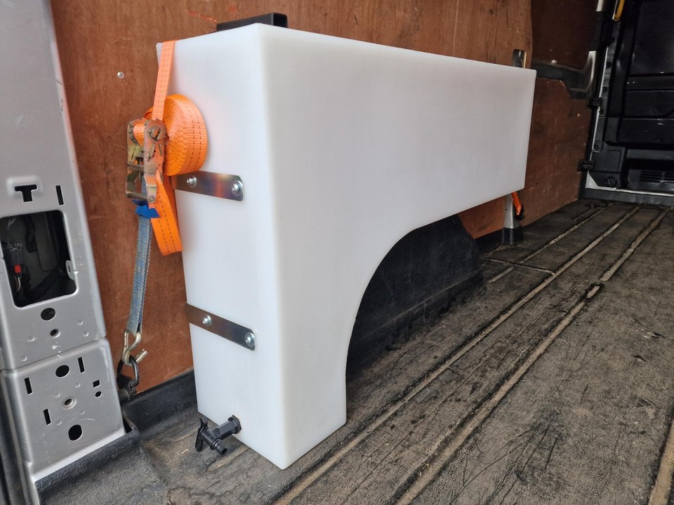 100L Litre Wheel Arch Tank, Storage, Valeting, Motocross, Camper Van ...